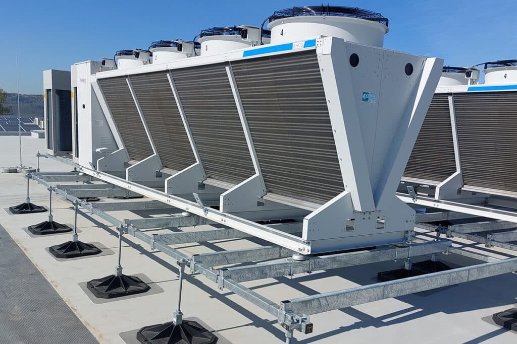 Un châssis innovant pour unités HVAC qui laisse la toiture intacte ...